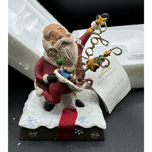 Hallmark | Holiday | Rare 208 Hallmark Magical Santa Stocking ...